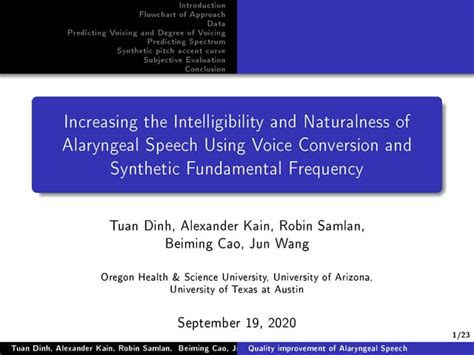 Increasing The Intelligibility And Naturalness Of Alaryngeal Speech