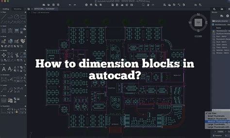 How To Dimension Blocks In Autocad Caddikt