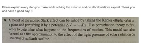 Solved Please Explain Every Step You Make While Solving The