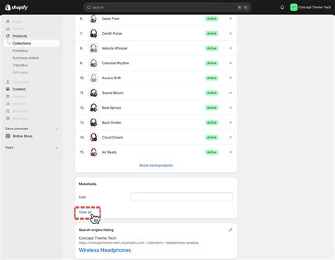Setting Up Scrolling Text Background Animation On Collection Pages