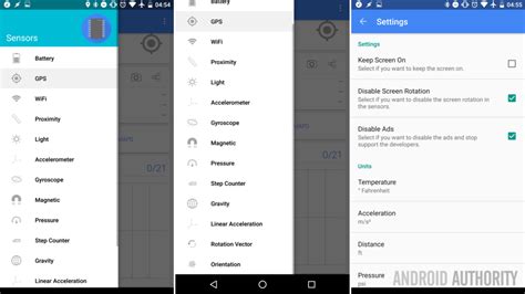 Android Sensors What Are They And Are They Working Android Customization Android Authority