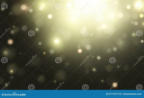 Golden Luxury Bokeh Soft Light Abstract Background Vector Eps 10 Illustration Bokeh Particles