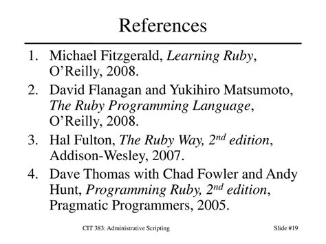 Cit 383 Administrative Scripting Ppt Download