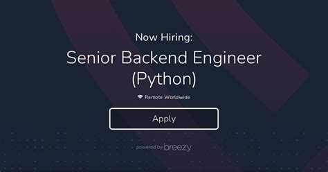 Senior Backend Engineer Python At Super Dispatch