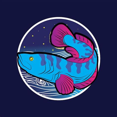 Premium Vector Snakehead Fish Logo Icon For Hobby