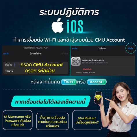 แนะนำวิธีการเชื่อมต่อ Wi Fi ของมหาวิทยาลัย Jumboplus และ