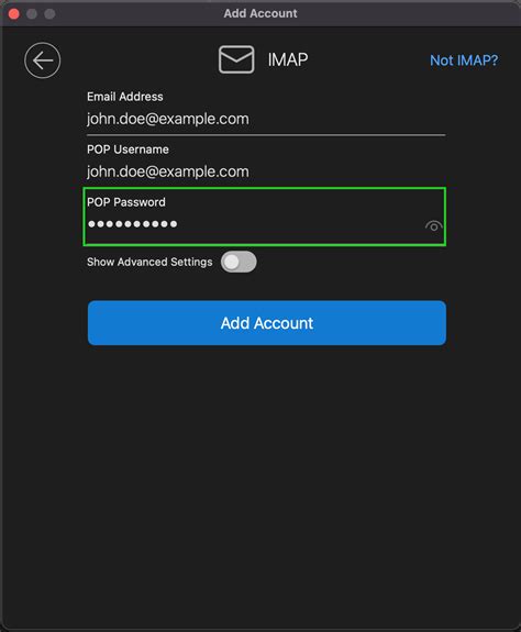 Setting Up Imap Accounts With Outlook For Microsoft 365 Mac Ionos Help