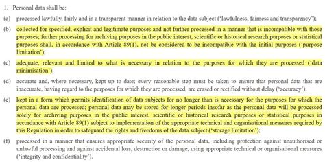 Data Minimization Under The Cpra And Gdpr Termsfeed