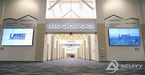 Jmu S Award Winning Recreation Center Urec Av By Acuity Audiovisual