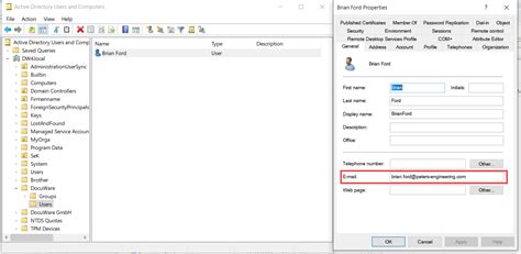 Docuware User Synchronisation Desktop App User Is Not Created