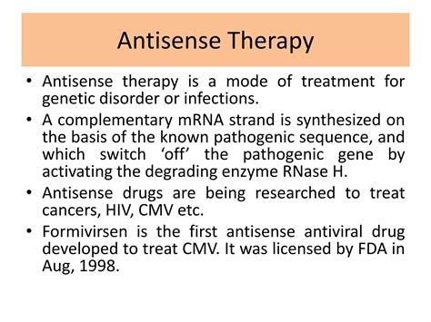 Antisense Rna Technology Pptx