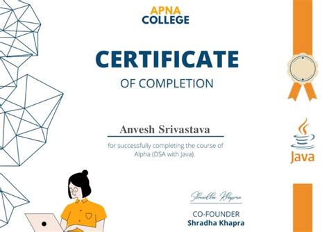 Anvesh Srivastava On Linkedin Learningjourney Dsa Java Codingskills Techgrowth Apnacollege