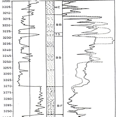 Gamma Ray And Sp Log Profiles Showing The Basic Shapes Of Facies After Download Scientific