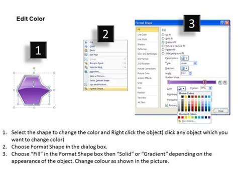 Ppt Horizontal Demonstration Of Pink PowerPoint Presentation Octagonal Arrow Templates