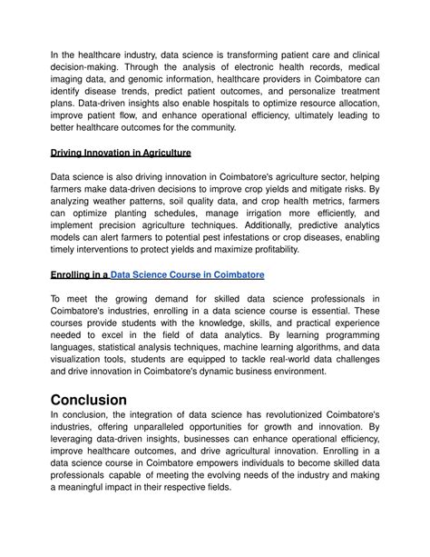 Ppt Exploring The Synergy How Coimbatores Industries Benefit From