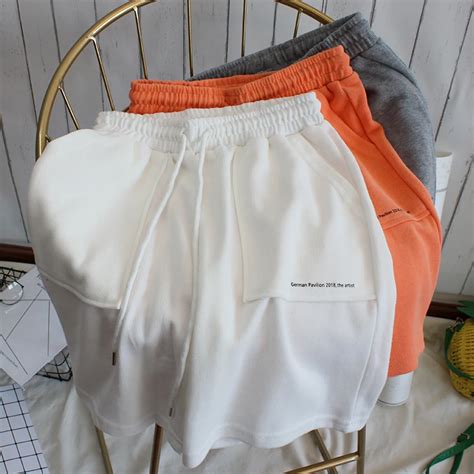 바지 여성 새로운 한국 스타일 Ins 레이지 스트레이트 와이드 레그 팬츠 루즈 5 점 반바지 하이 웨이스트 캐주얼 바지 패션 2021 Aliexpress