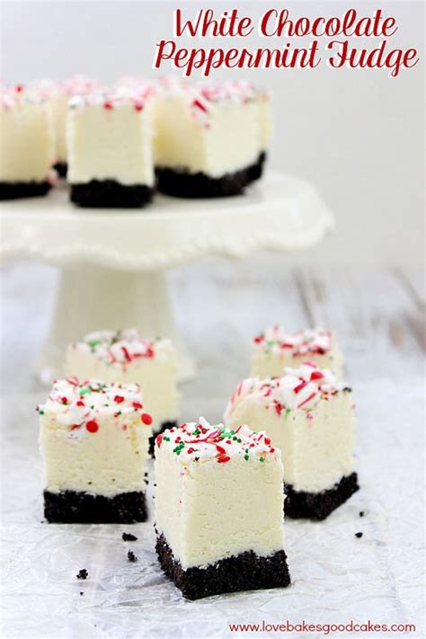 White Chocolate Peppermint Fudge Recipe