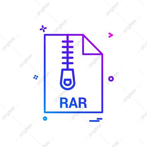 File Format Vector Hd Images Rar File File Extension File Format Icon
