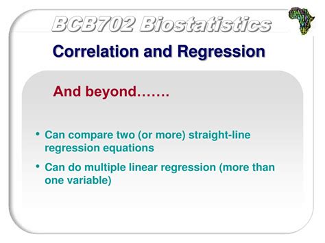 Ppt Correlation And Regression Key Concepts And Applications