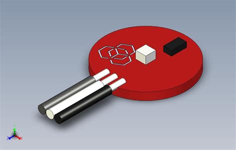 心率传感器step模型图纸免费下载 懒石网