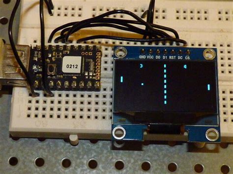 SH1106 OLED Driver Espruino