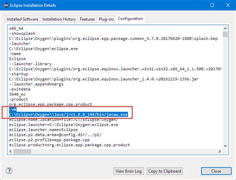 Using Eclipse With Its Local Version Of Java Virtual Machine Mcu On