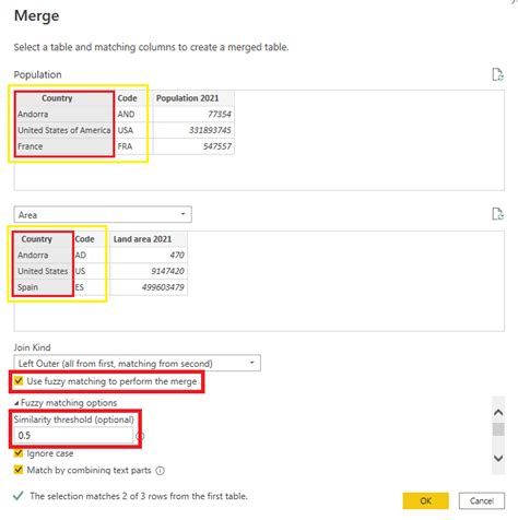 Re How To Merge Two Tables With Different Countri Microsoft Fabric Community