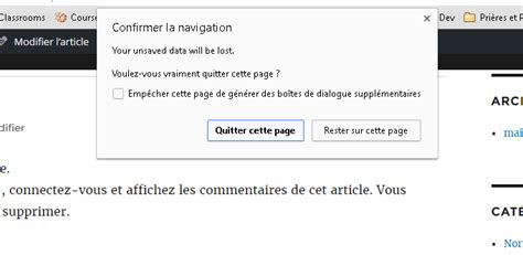 Comment Ajouter Un Popup De Confirmation Sur Wordpress