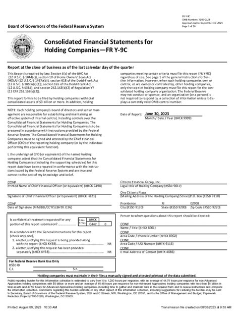Fillable Online Draft FR Y C Form Changes Only Fax Email Print PdfFiller