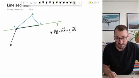 Vector Equation Of Line Line Segment Youtube