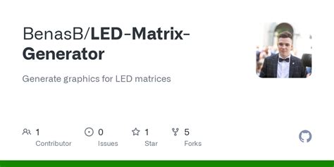 GitHub BenasB LED Matrix Generator Generate Graphics For LED Matrices
