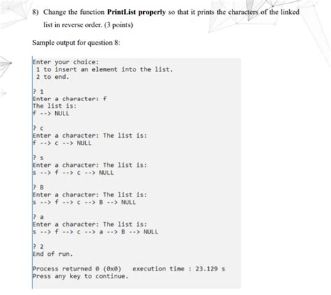 Solved Exercise 2 45 Points Write C Program That Solves