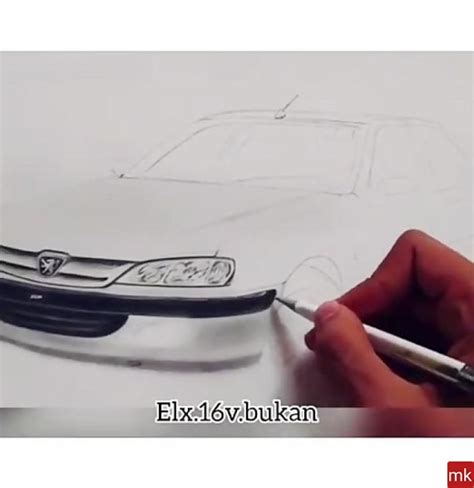 عکس نقاشی ماشین پرشیا شوتی