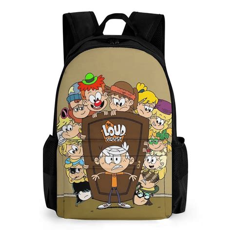 The Loud House Backpack Waterproof Multifunction Bookbag Lightweight