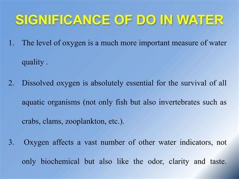 Dissolved Oxygen And Its Method Of Determination Pptx Chemistry Science
