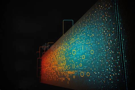 Visualizing Large Data Sets Abstract Lines Ai Generation Stock