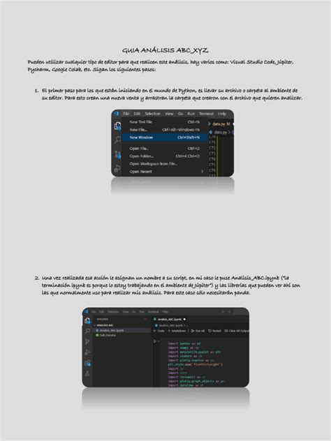 Clasificación Abc Xyz Con Python Pdf Archivo De Computadora Bases De Datos