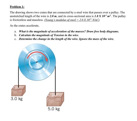 solved problem 1 the drawing shows two crates that are