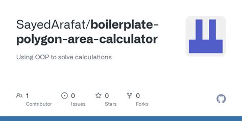 Github Sayedarafatboilerplate Polygon Area Calculator Using Oop To