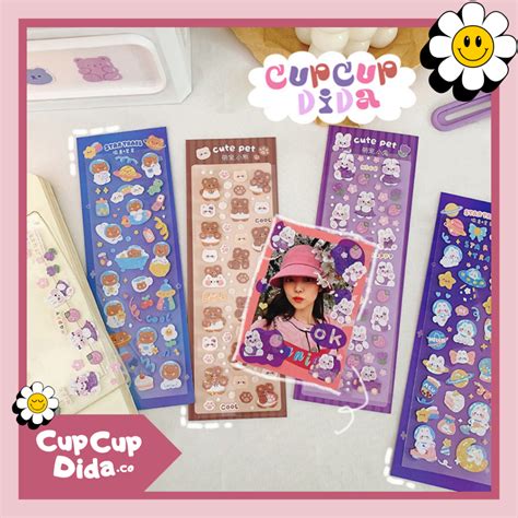 Jual Sticker Pack Deco Pc Cute Pet Aesthetic Untuk Dekorasi Shopee Indonesia