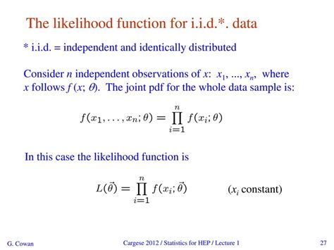 Statistics For Hep Lecture 1 Introduction And Basic Formalism Ppt Download Statistics For Hep Lecture 1 Introduction And Basic Formalism Ppt Download