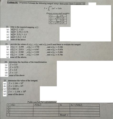 solved problem 4 16 points estimate the follow ing