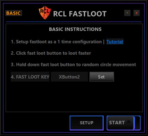 Rcl Fast Loot Script Rclmacro Engine Autodetection Maker