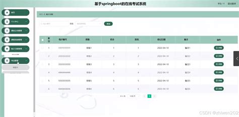 基于node js vue基于springboot的在线考试系统 开题 程序 论文 计算机毕业设计 csdn博客
