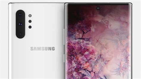 First Galaxy Note 10 Pro Render Shows Four Rear Cameras And 6 75 Screen