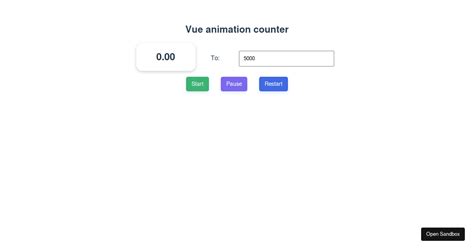 Vue Template Codesandbox