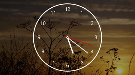 Analog Clock On Windows 10 Desktop At Mary Holden Blog