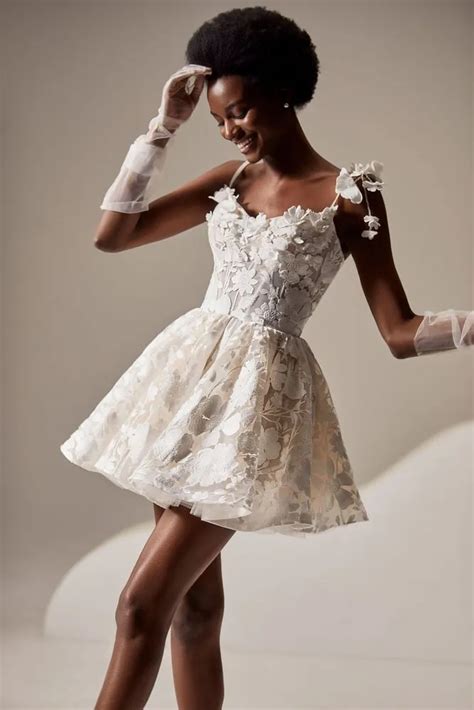 White Lace Cocktail Dress Wedding Dresses Images 2024