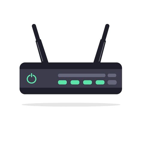 Premium Vector Modem Router Device Wireless Internet In Flat Style