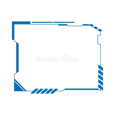 Technology Digital Frame Stock Vector Illustration Of Document 276636282